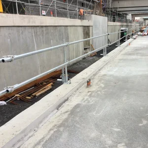 Edge protection hire for falls protection at heights — THE PLANT YARD
