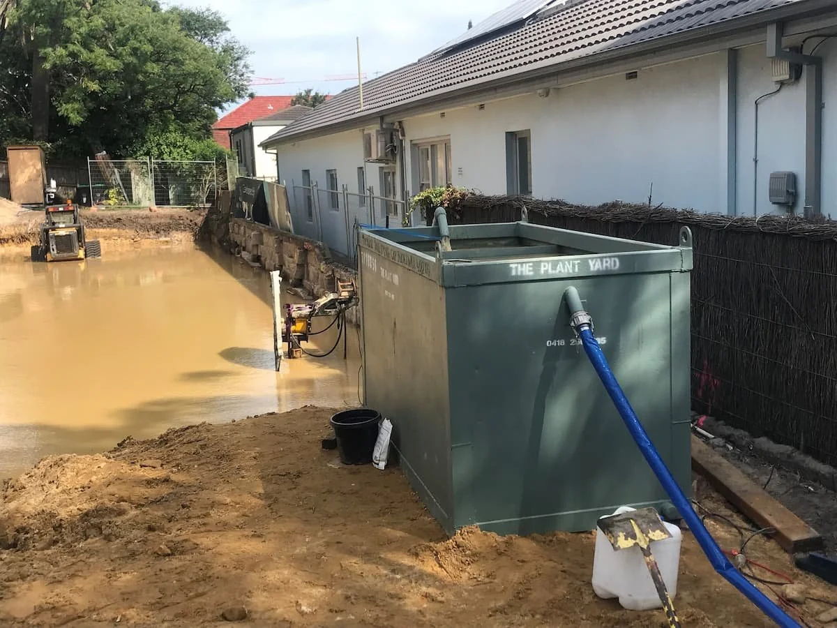 Flood water discharge solutions for construction sites — THE PLANT YARD