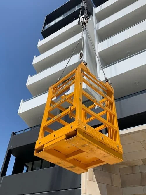 Crane Man Box Hire also known as man buckets. — THE PLANT YARD
