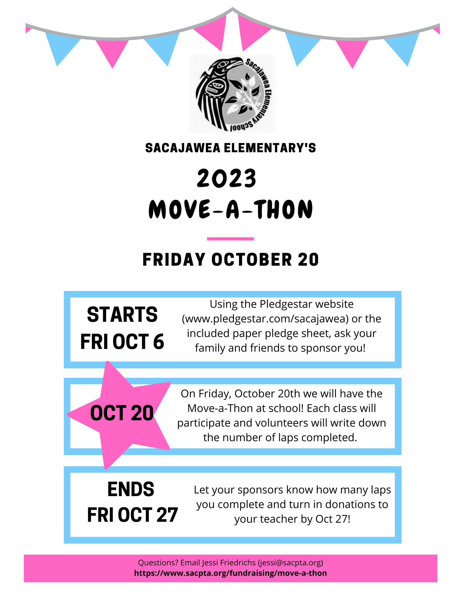Move-a-Thon 2023 — Sacajawea PTA
