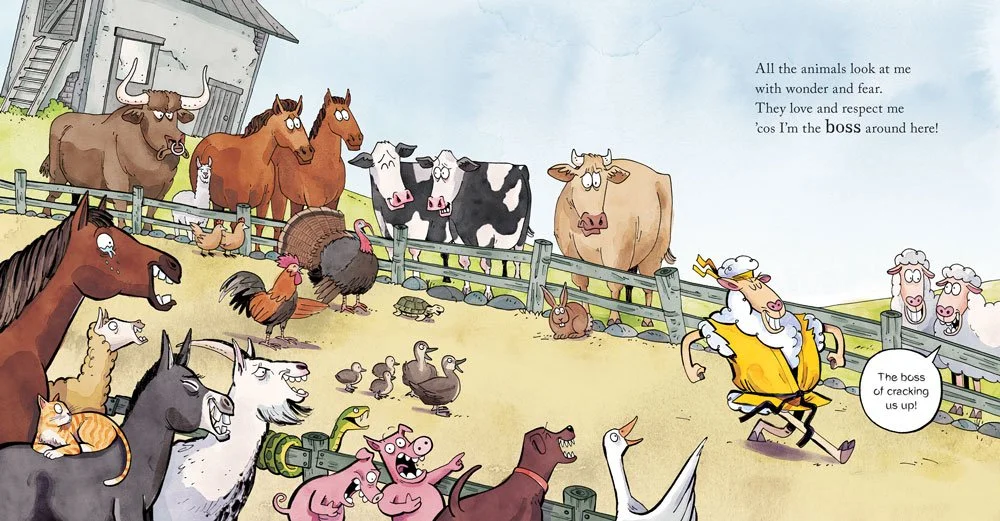 Baa Baa Black Belt — Gavin Aung Than/Zen Pencils