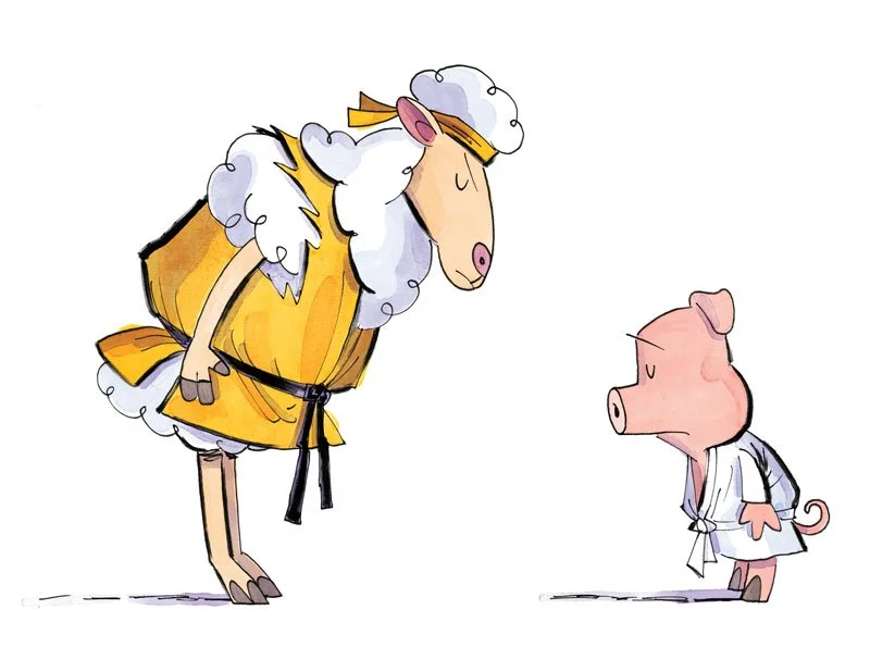 Baa Baa Black Belt — Gavin Aung Than/Zen Pencils