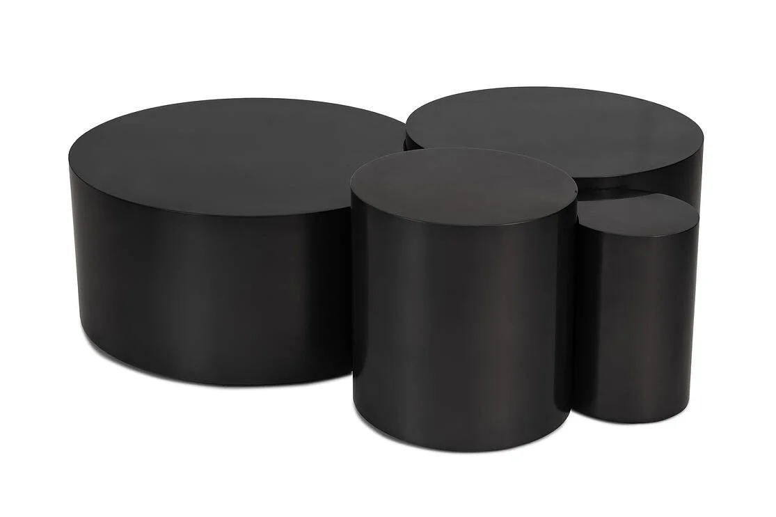 Cluster Cocktail Table in Shagreen, Lacquer, Wood or Metal Finishes ...