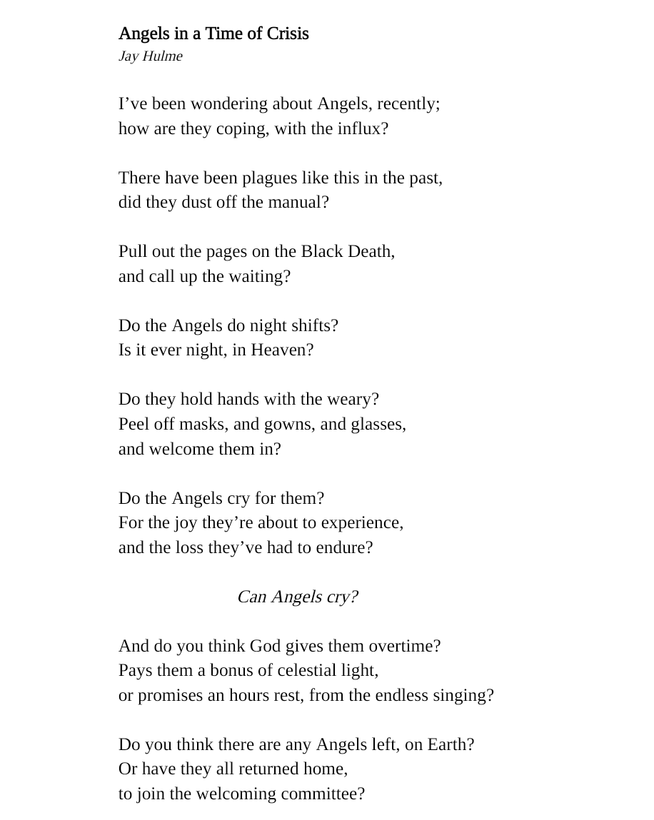 Plague Poems — Jay Hulme
