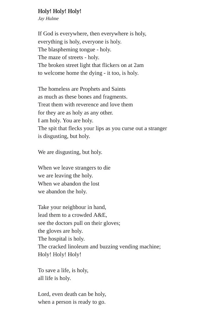 Plague Poems — Jay Hulme
