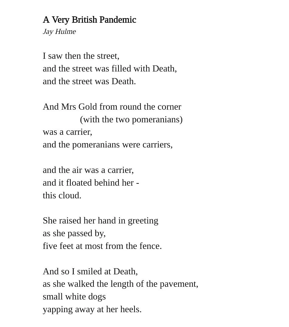 Plague Poems — Jay Hulme