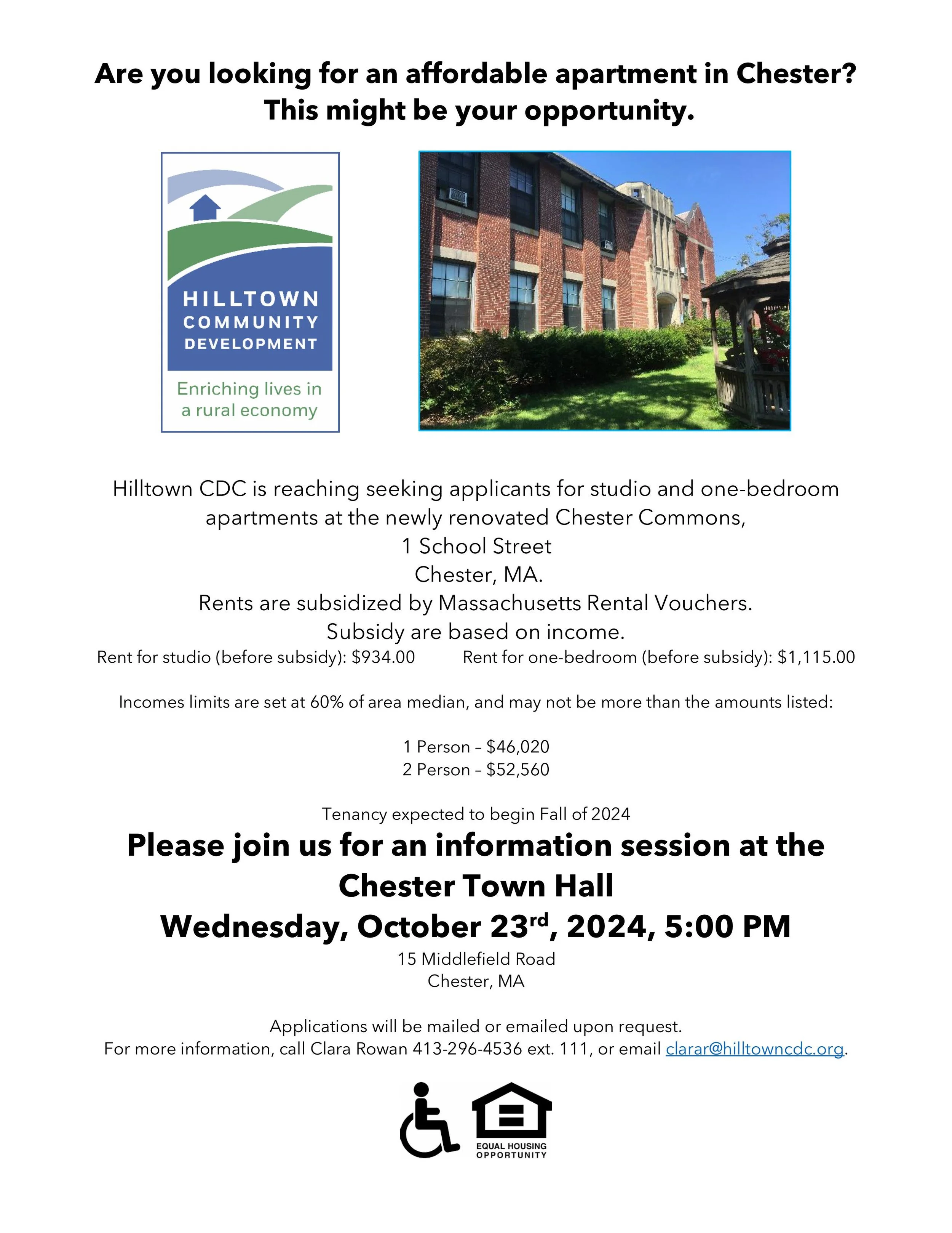 News & Announcements — Hilltown CDC