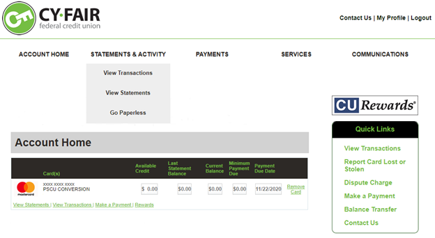 Access Point — Cy-Fair FCU