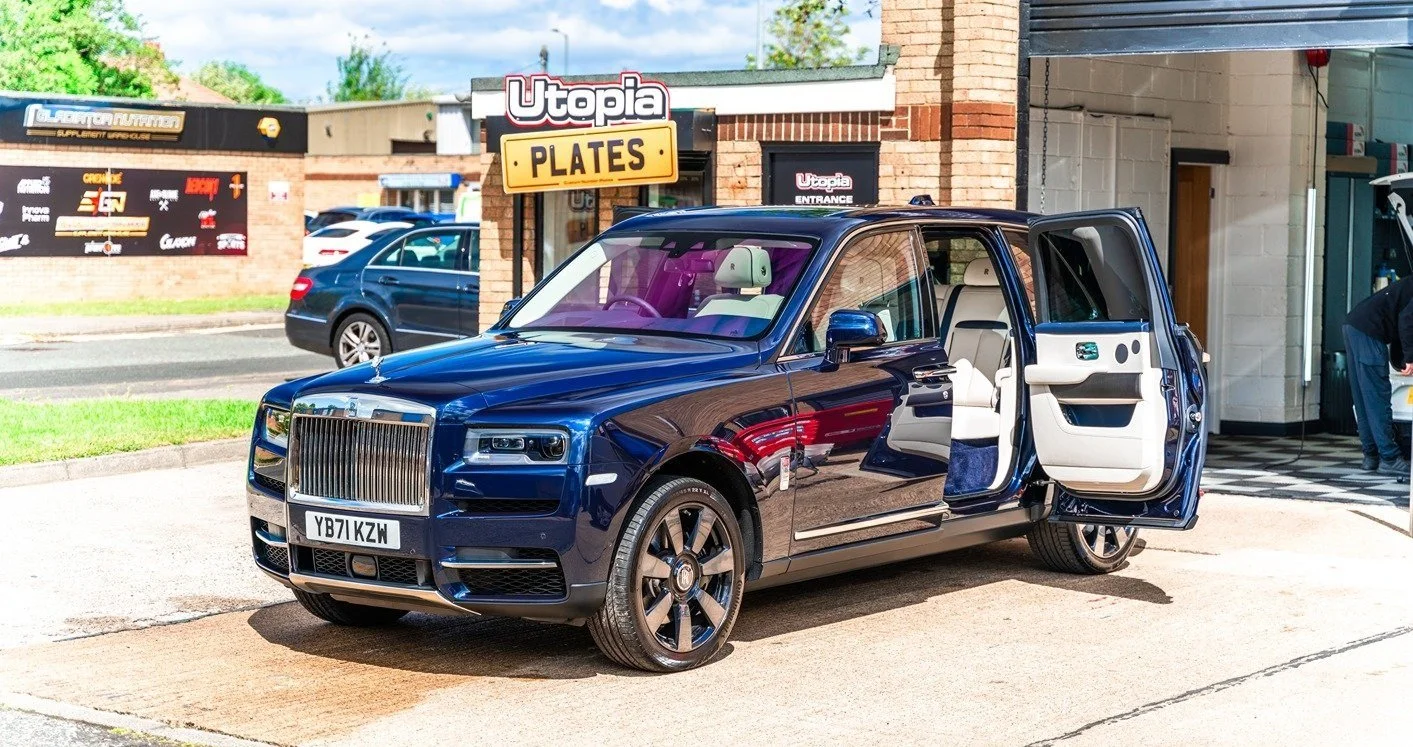 Utopia Plates - 4D Laser Cut Number Plates - Fully Road Legal - 3D Gel