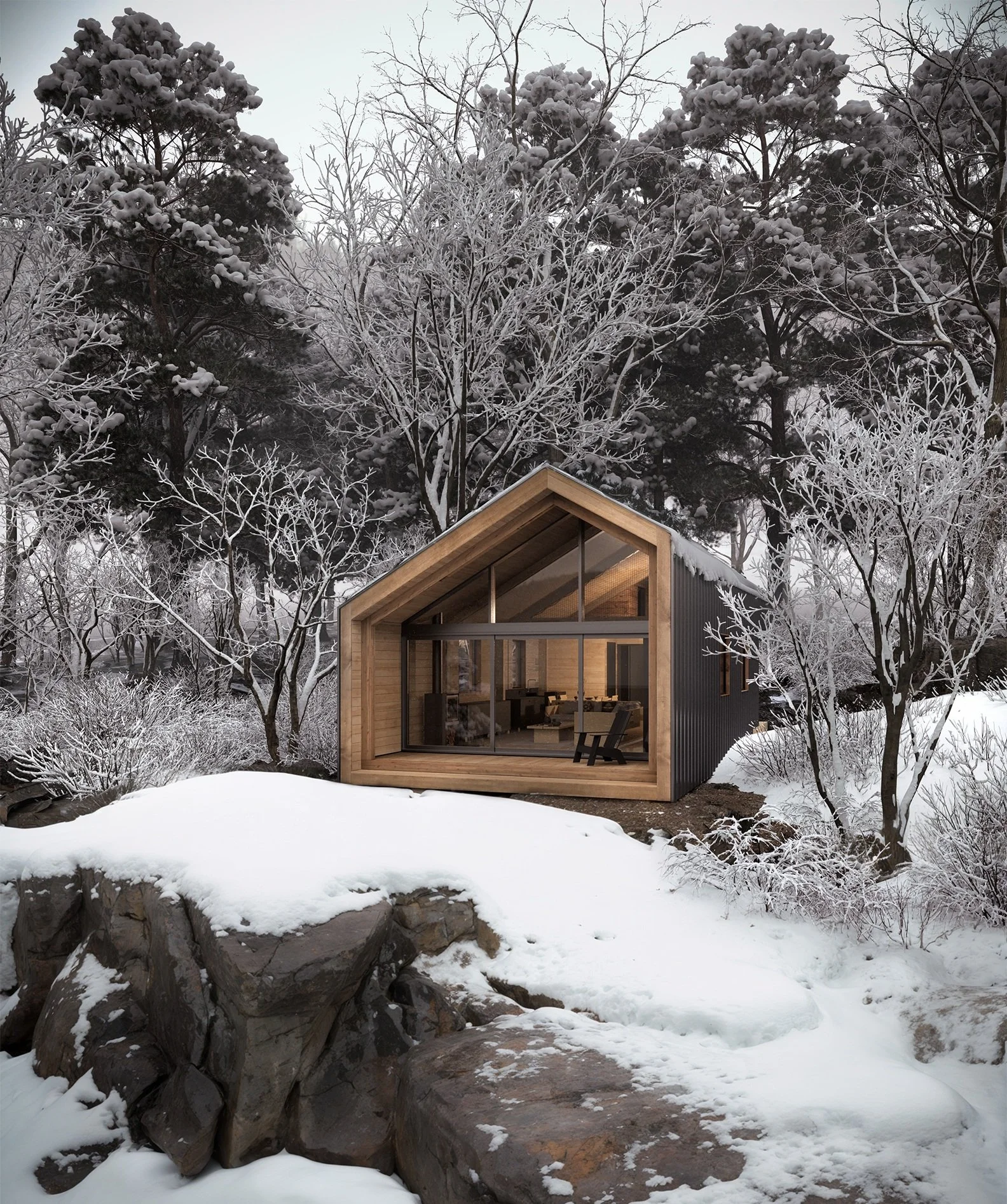 Prefab Two-Storey Cabin – The Backcountry Hut Company