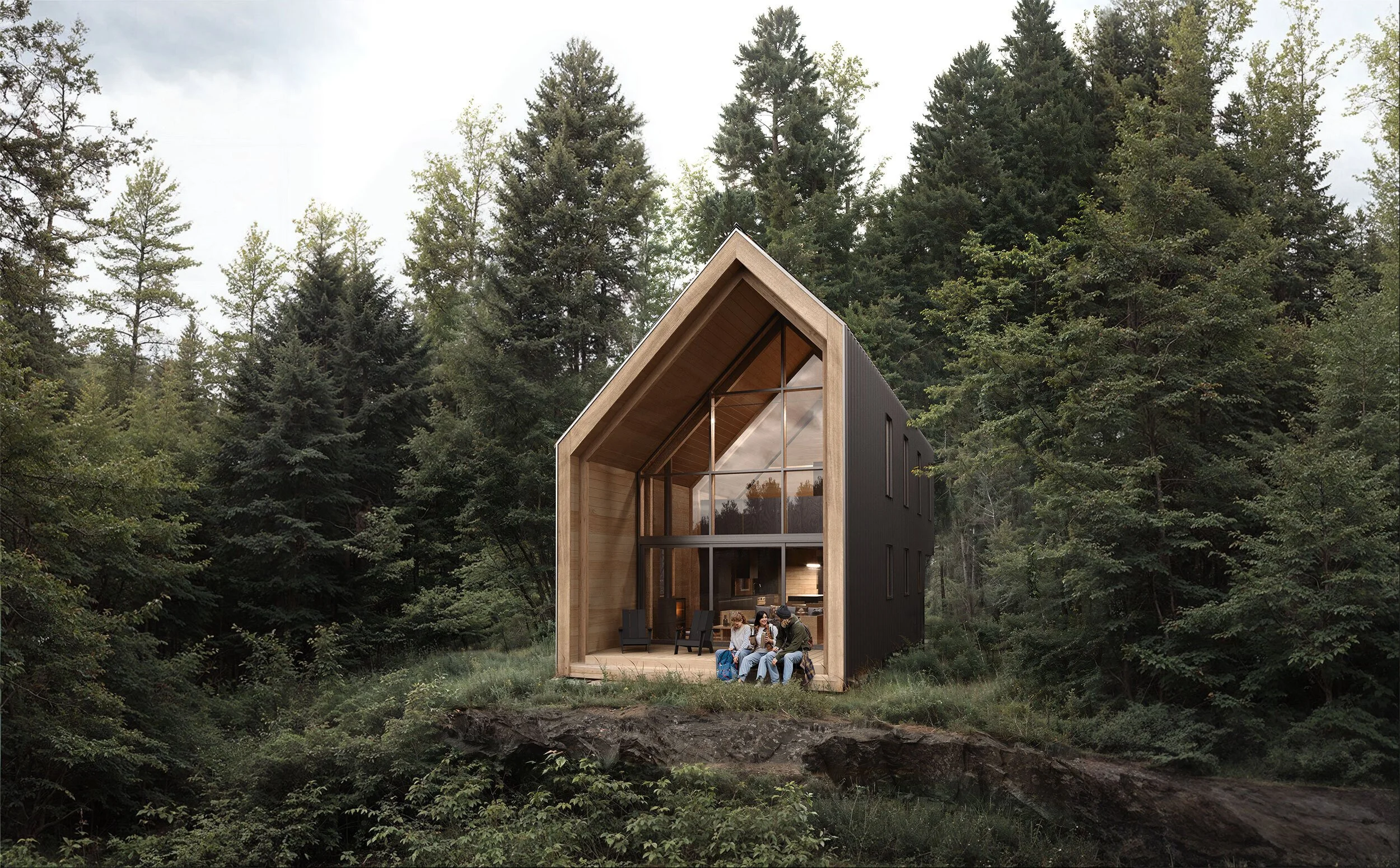 Prefabricated Two-Storey Cabin – The Backcountry Hut Company