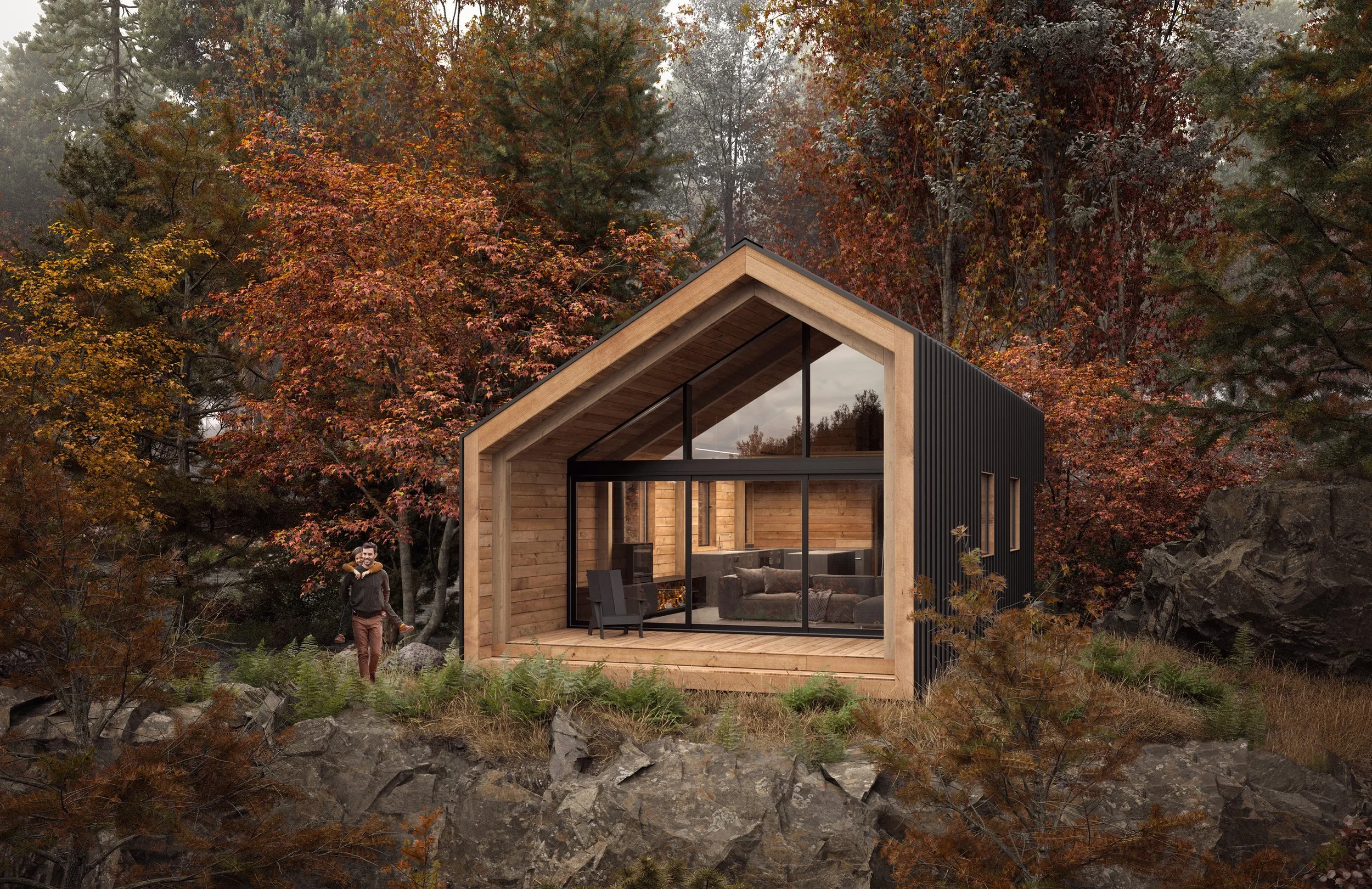 Prefab Two-Storey Cabin – The Backcountry Hut Company