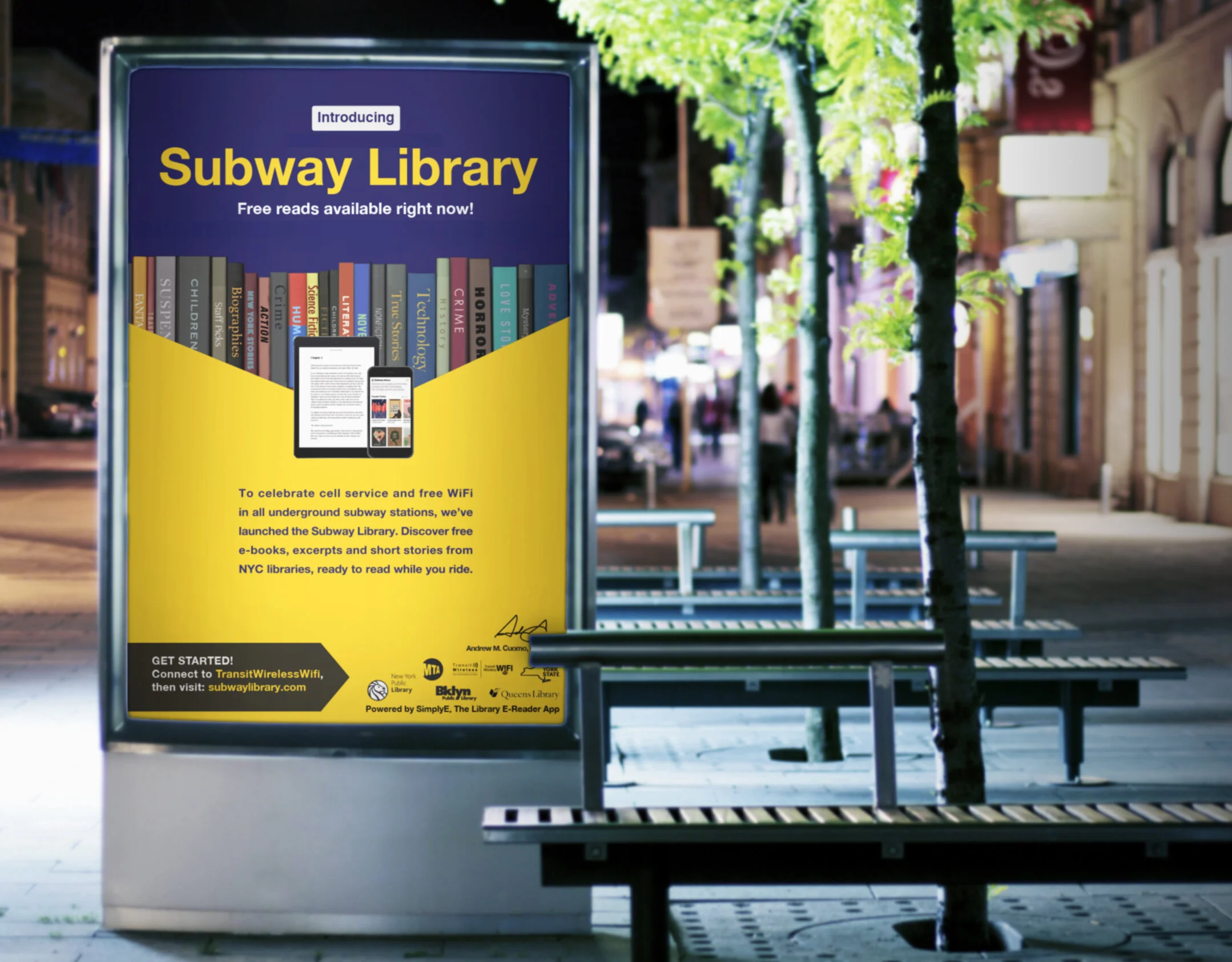 Subway Library — LIZ MARGIOTTA