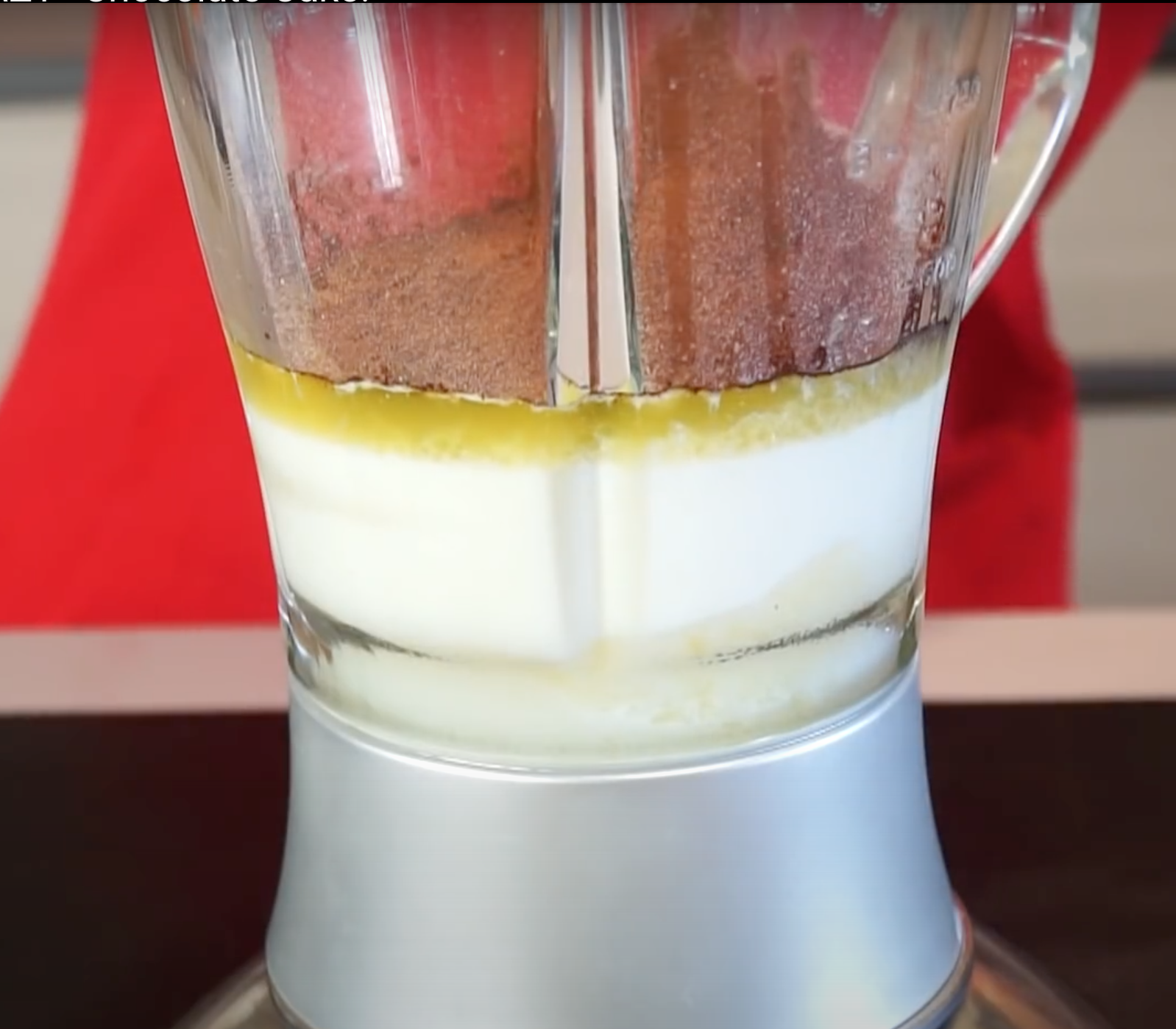 Blender Chocolate Cake