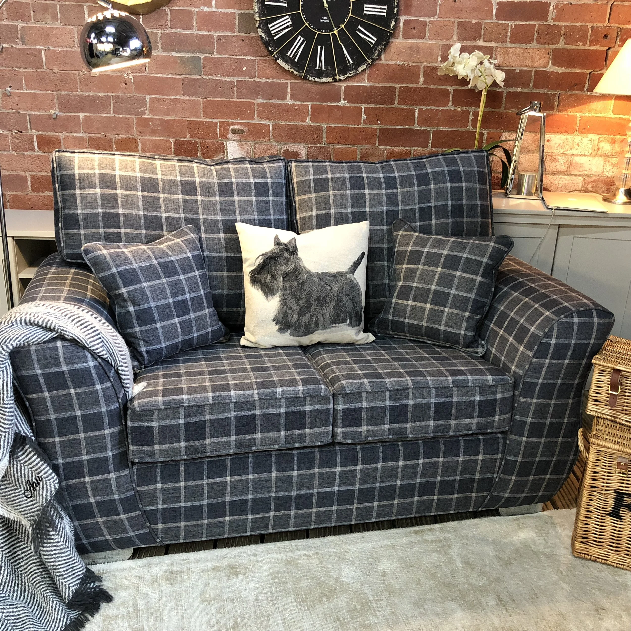 Tartan Check Sofas | Baci Living Room