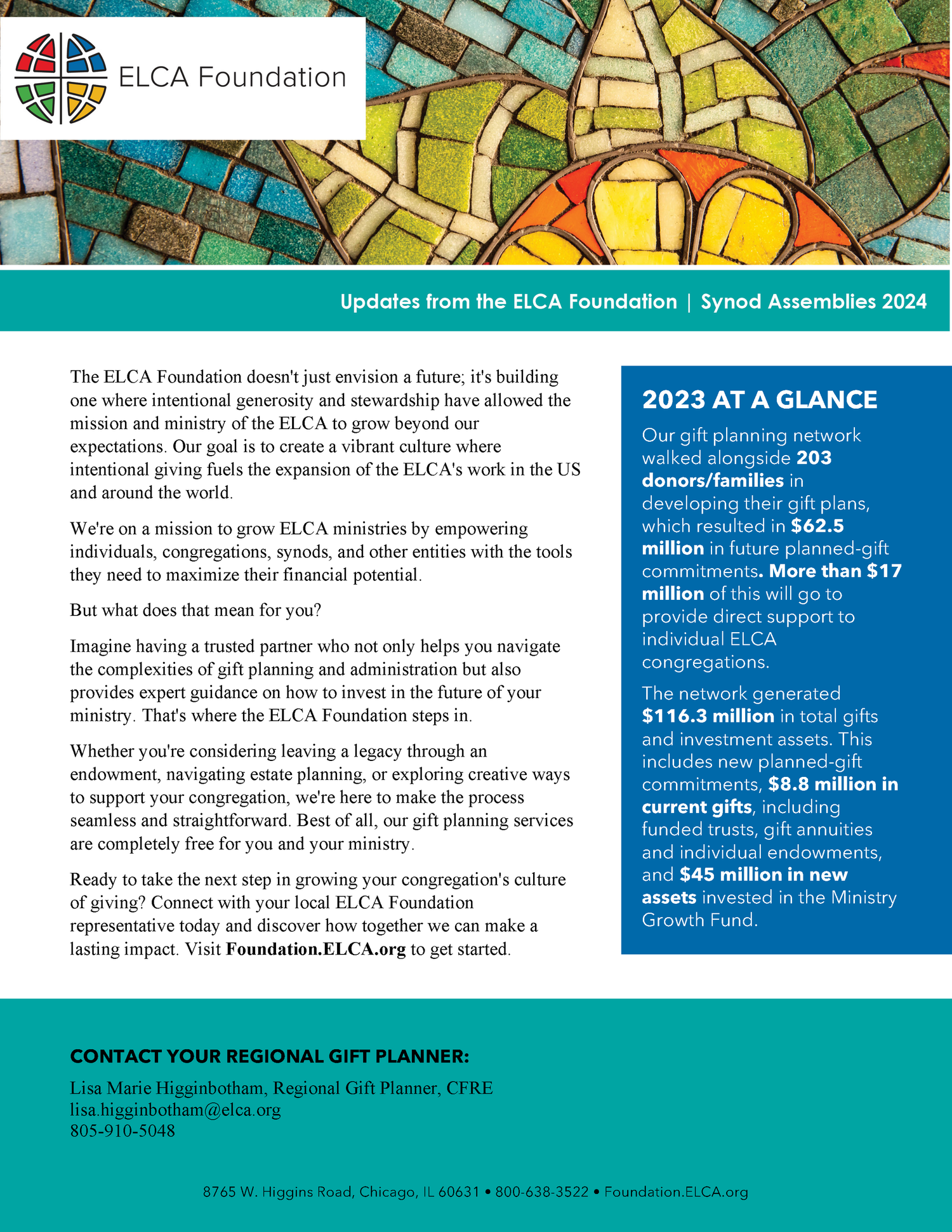 2024 ELCA Foundation Assembly Report — Grand Canyon Synod of the ELCA