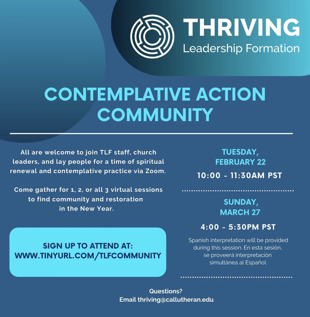Contemplative Action Community with Thriving Leadership Formation ...