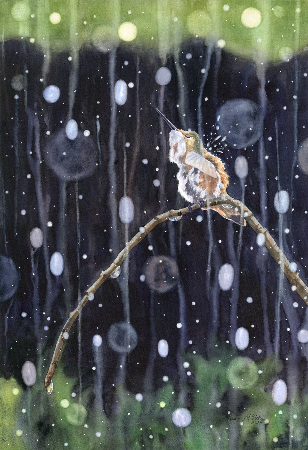 Watercolor - Reveling in the Rain by Lorraine Watry — Lorraine Watry Studio