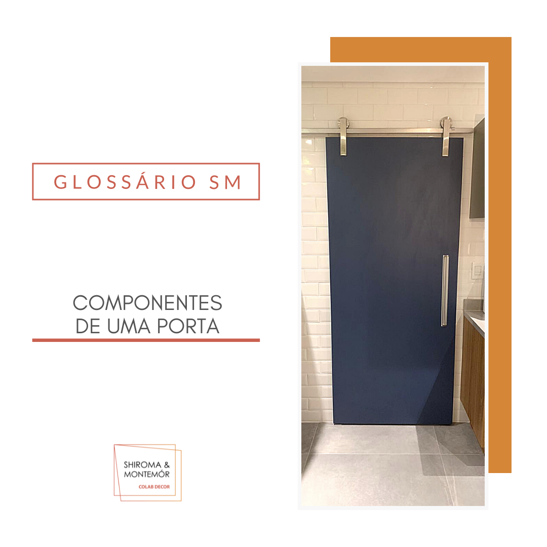 Glossário de Arquitetura #04: Componentes de uma porta — Shiroma e Montemór