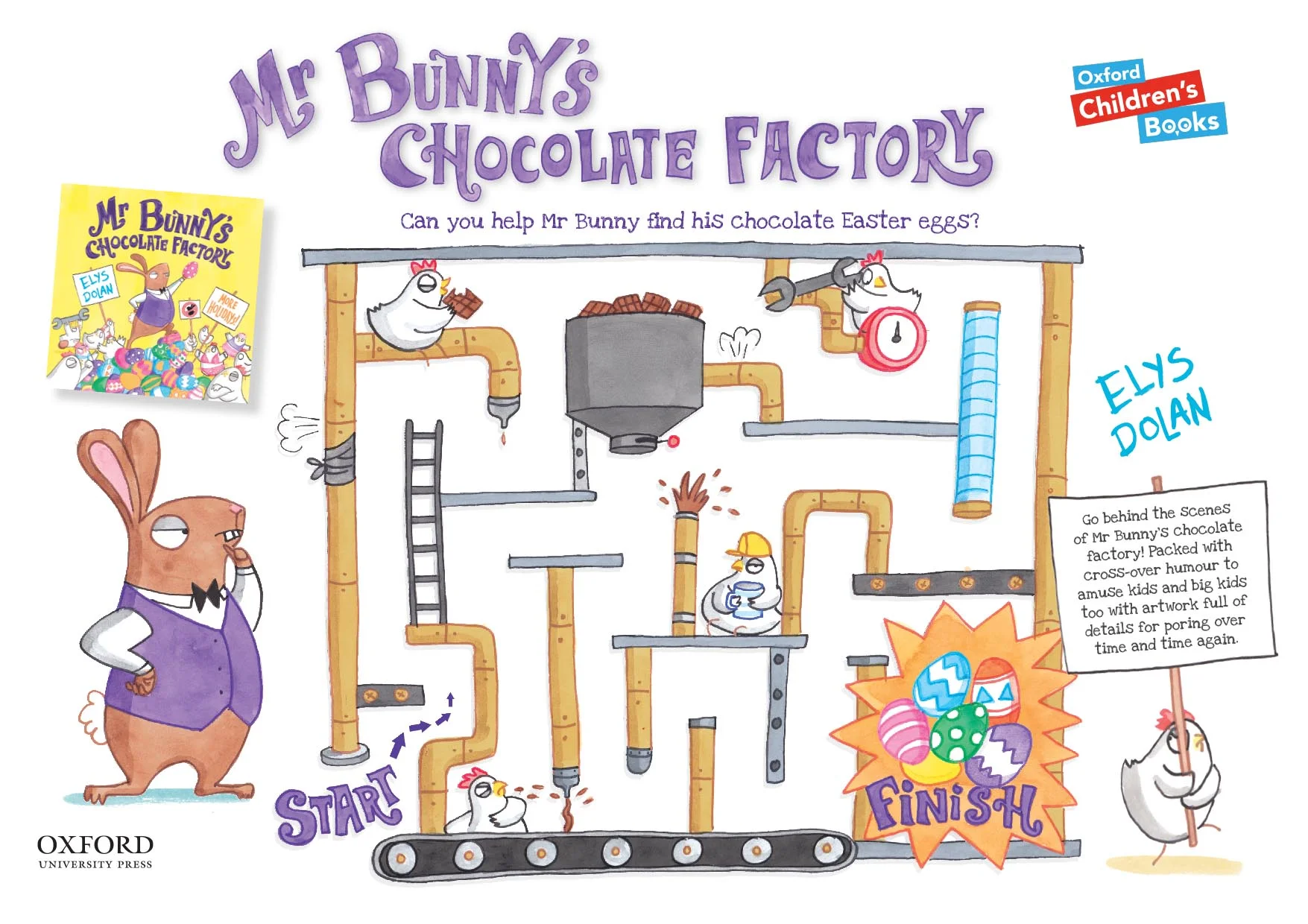 Mr Bunny's Chocolate Factory Activity Sheets — Elys Dolan