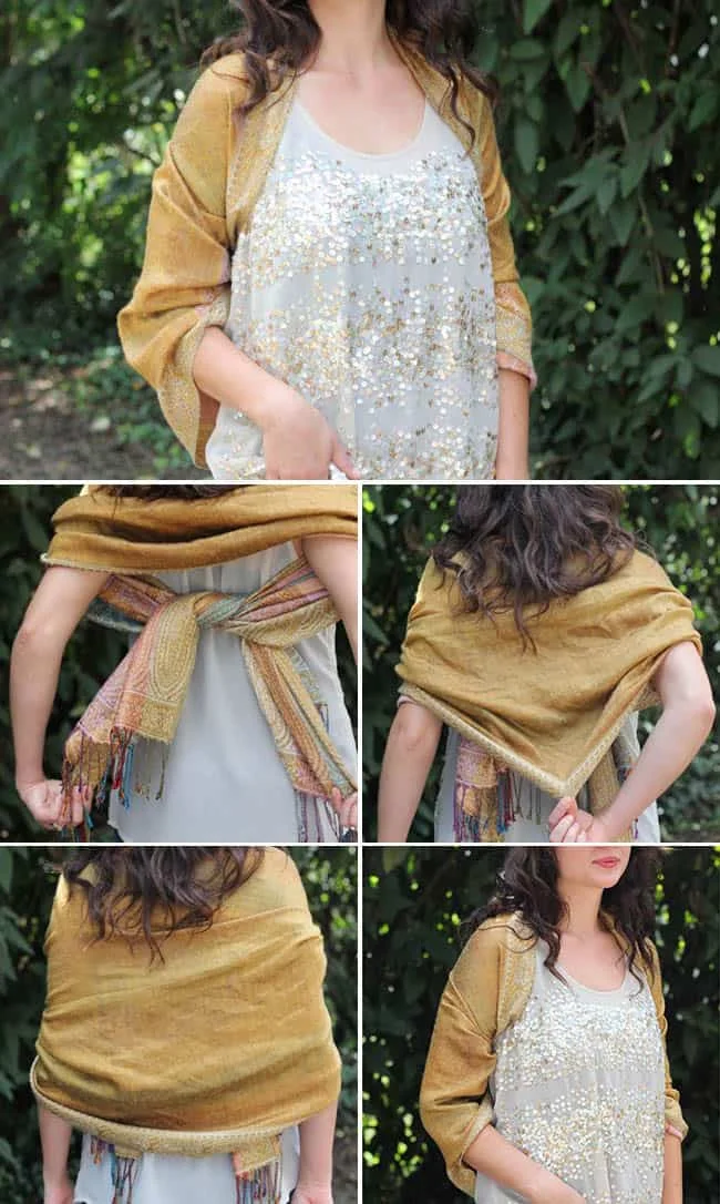 Transforme sua roupa em 2 minutos usando uma echarpe! — Pashmina Brasil