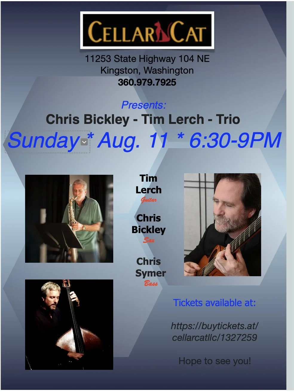 Performances — Chris Bickley Jazz