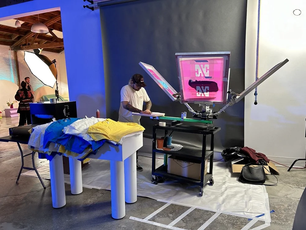 LIVE PRINTNIG | Live Screen Printing in Los Angeles — Let's Print LA ...