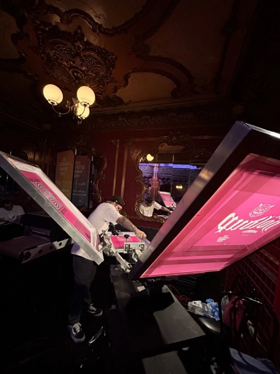 LIVE PRINTING | Live Screen Printing in Los Angeles | Engage & Print ...