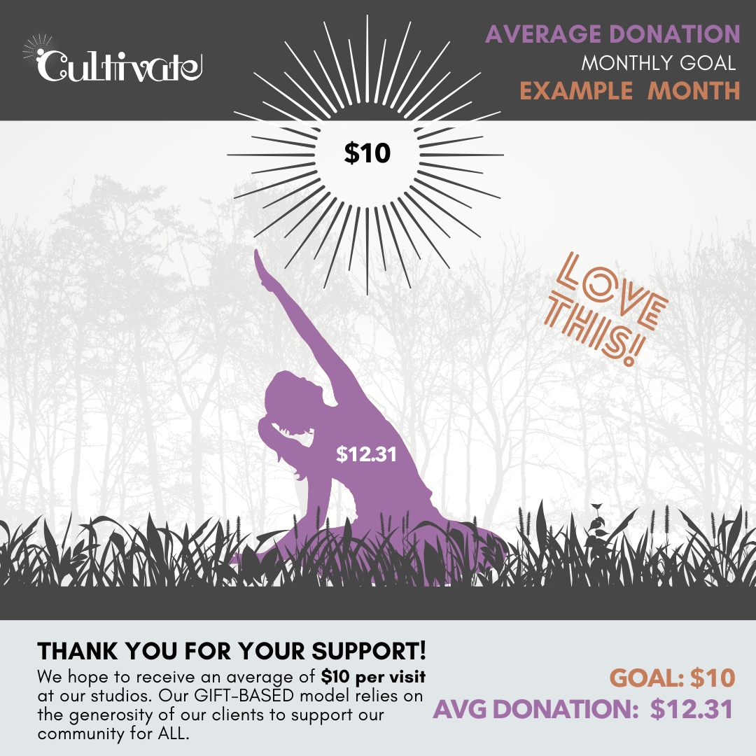Metrics Explained - Average Donation — Cultivate Yoga
