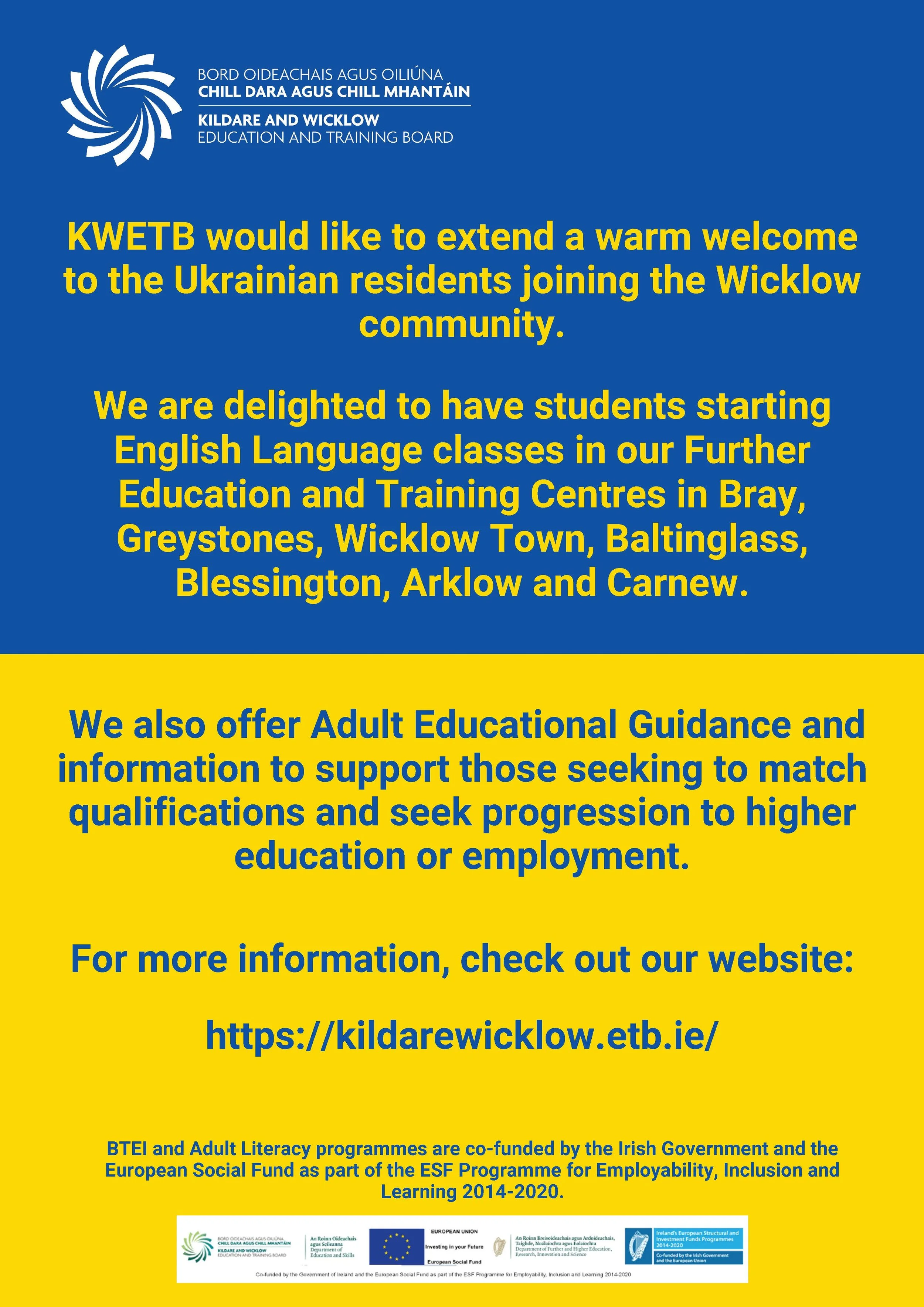 ESOL — Arklow FETC