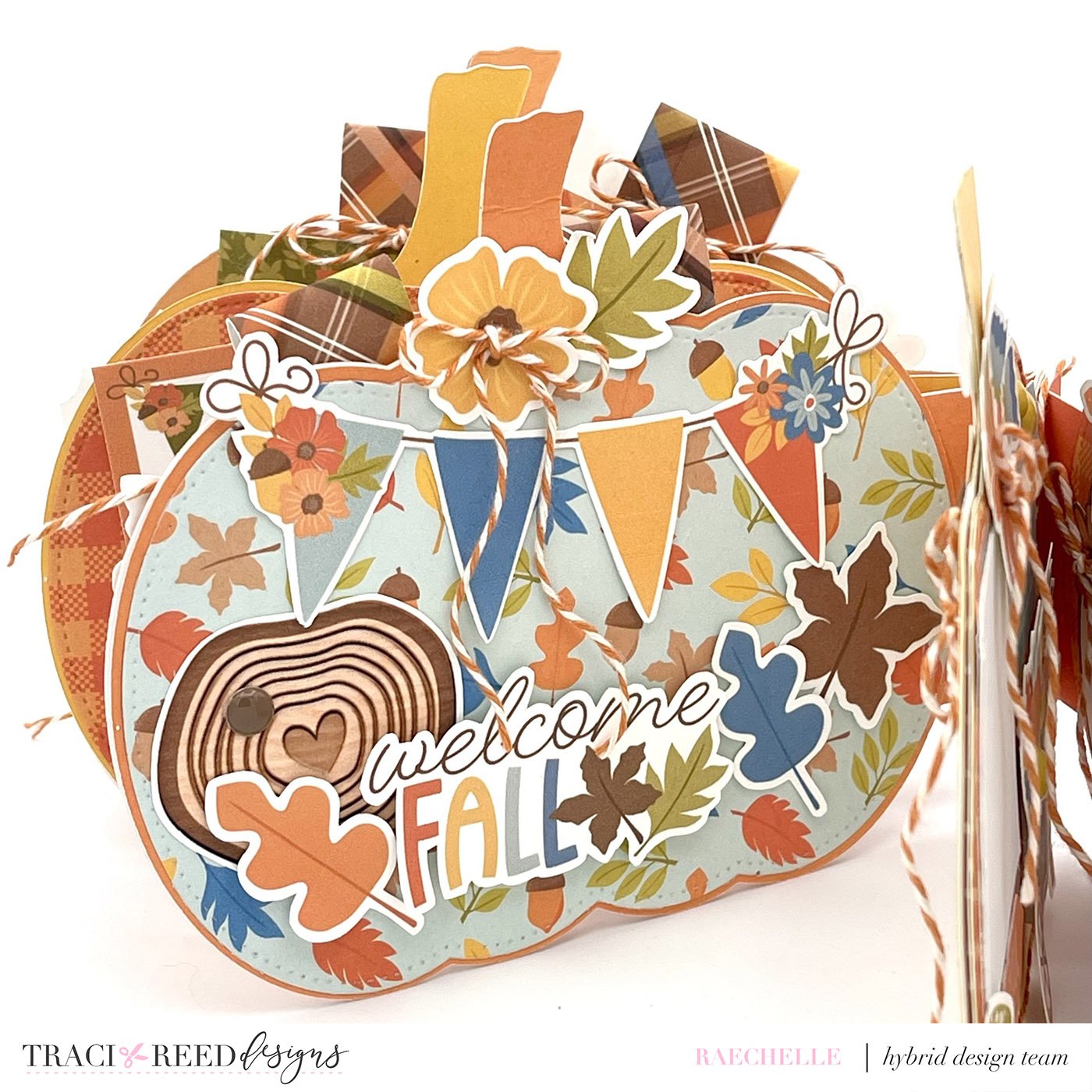 Celebrate Autumn Pumpkin Mini Album with Cider Season — Traci Reed Designs