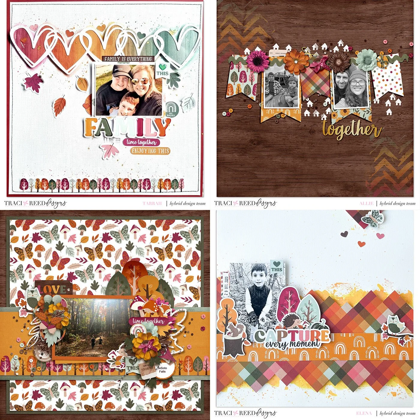 Introducing the Bountiful Digital and Printable Scrapbook Collection by ...