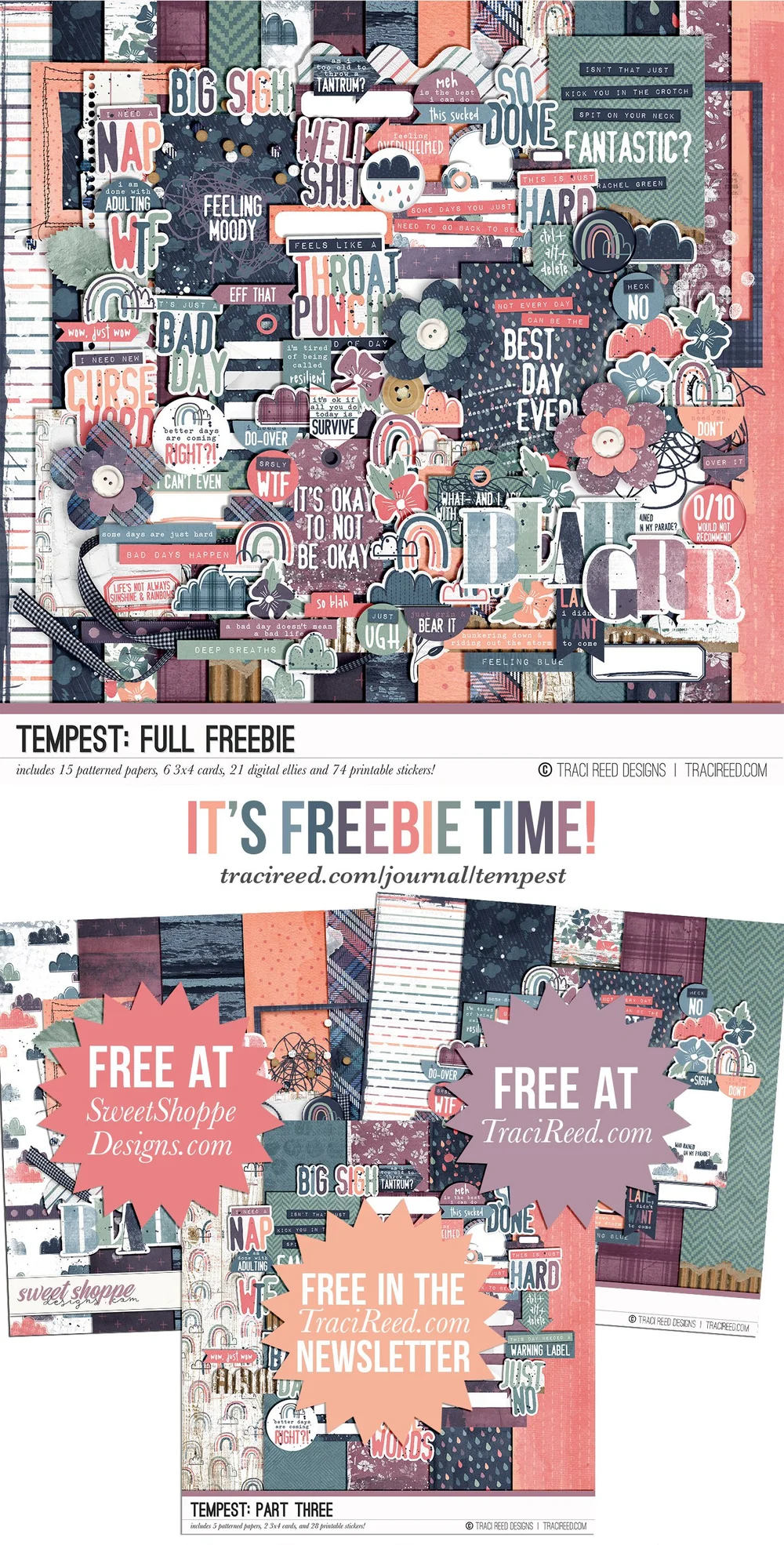 2023 Freebie Collection by Traci Reed Designs: Tempest — Traci Reed Designs