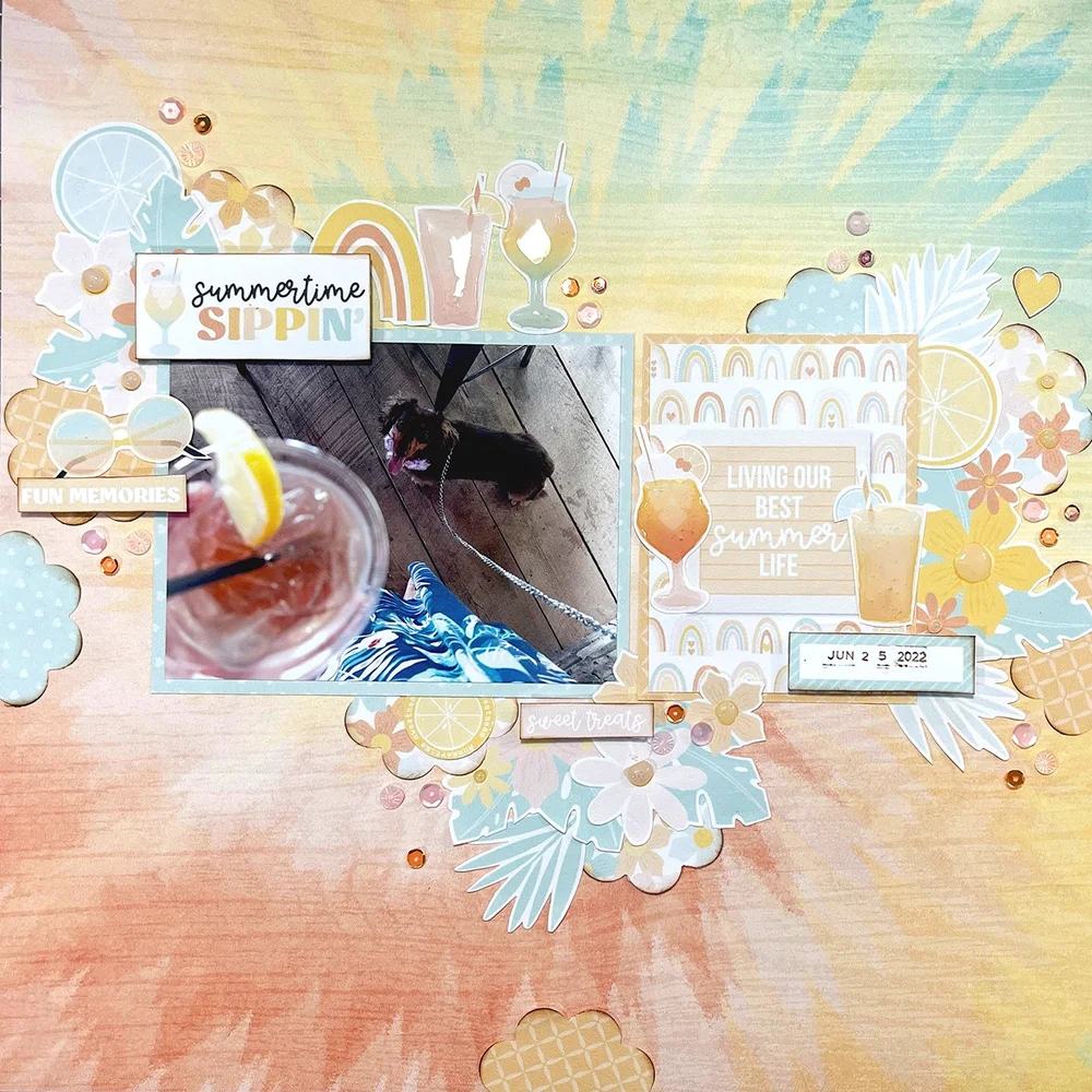 Introducing the Sunkissed Digital and Printable Scrapbook Collection by ...