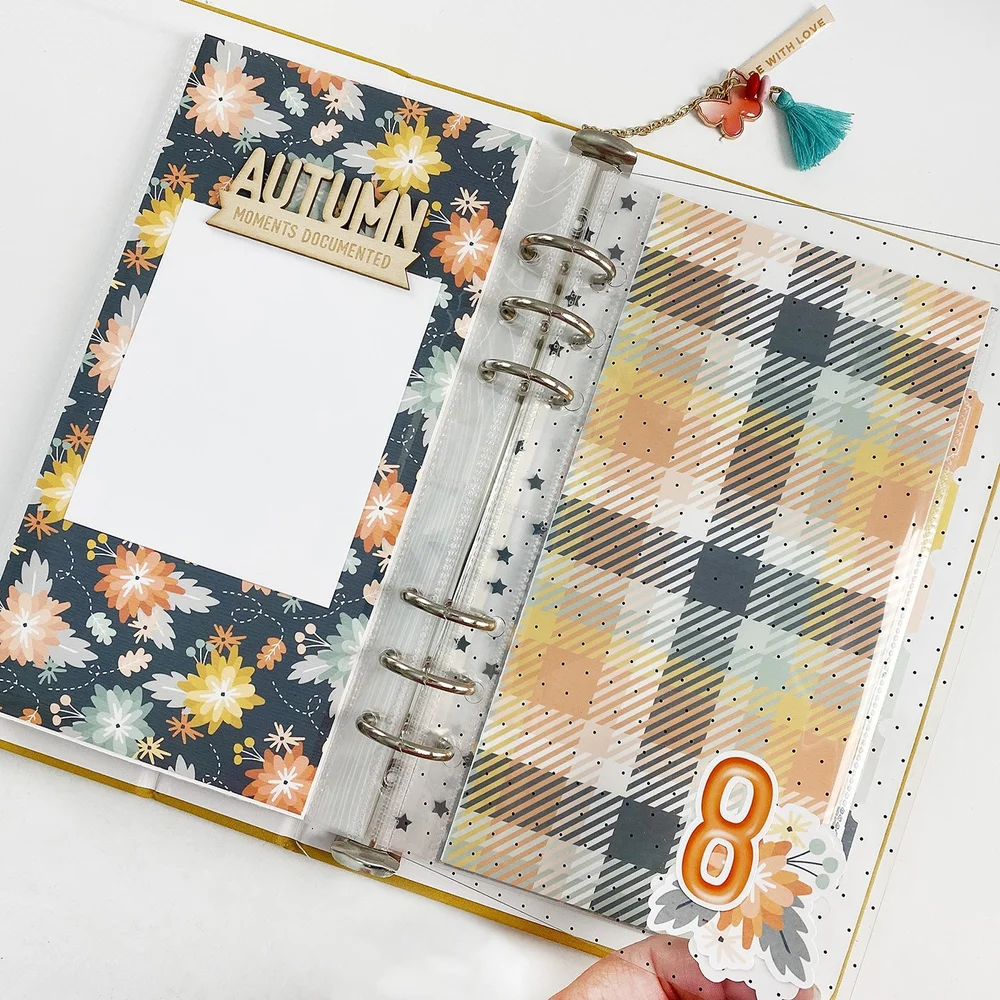 Gratitude Album Foundation Pages by Theresa Using the Goldenrod ...