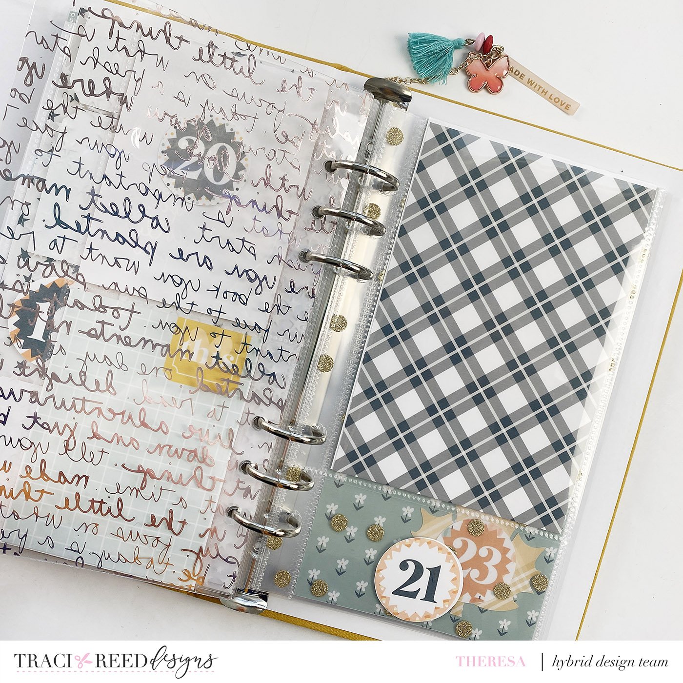 Gratitude Album Foundation Pages Part 2 by Theresa Using the Goldenrod ...