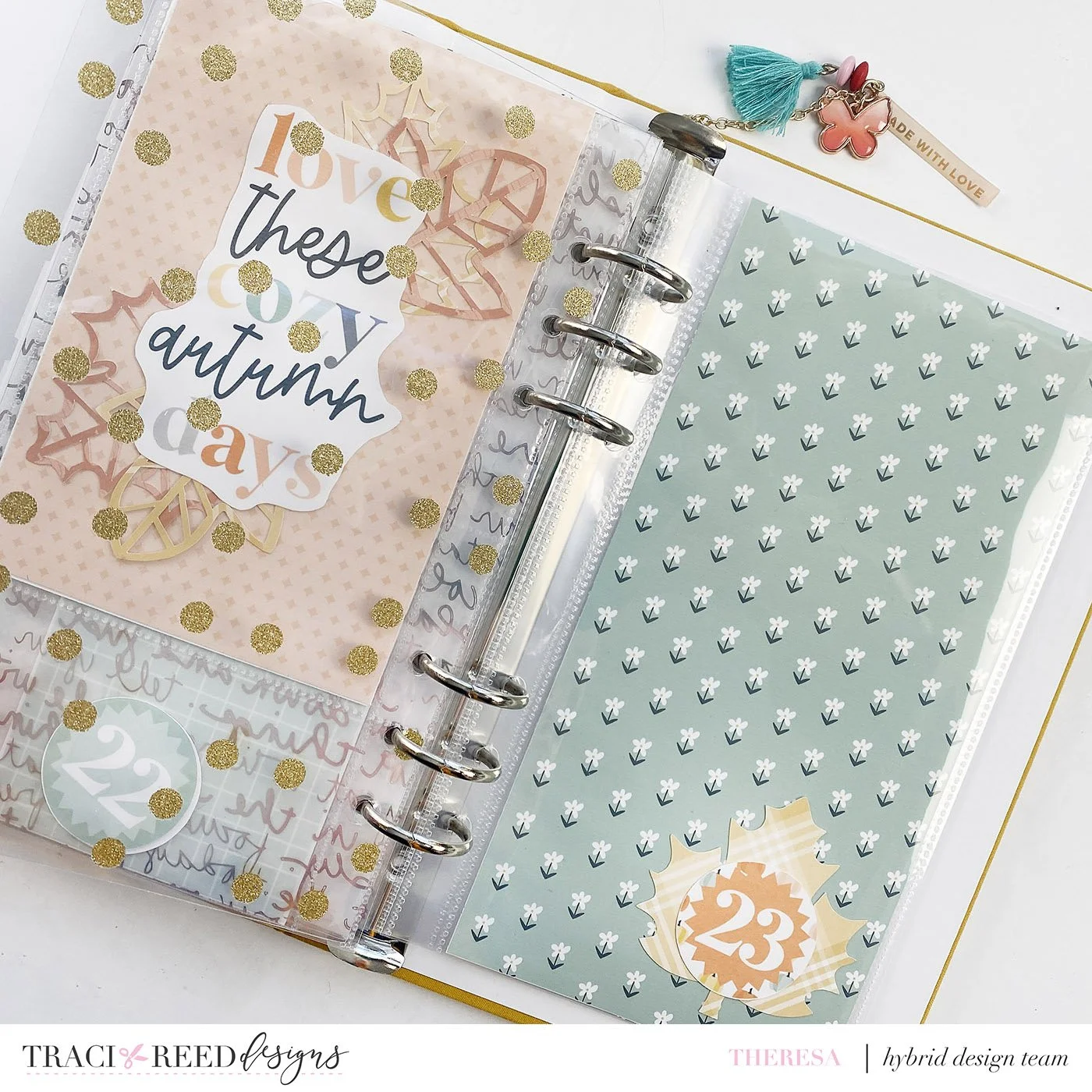 Gratitude Album Foundation Pages Part 2 by Theresa Using the Goldenrod ...