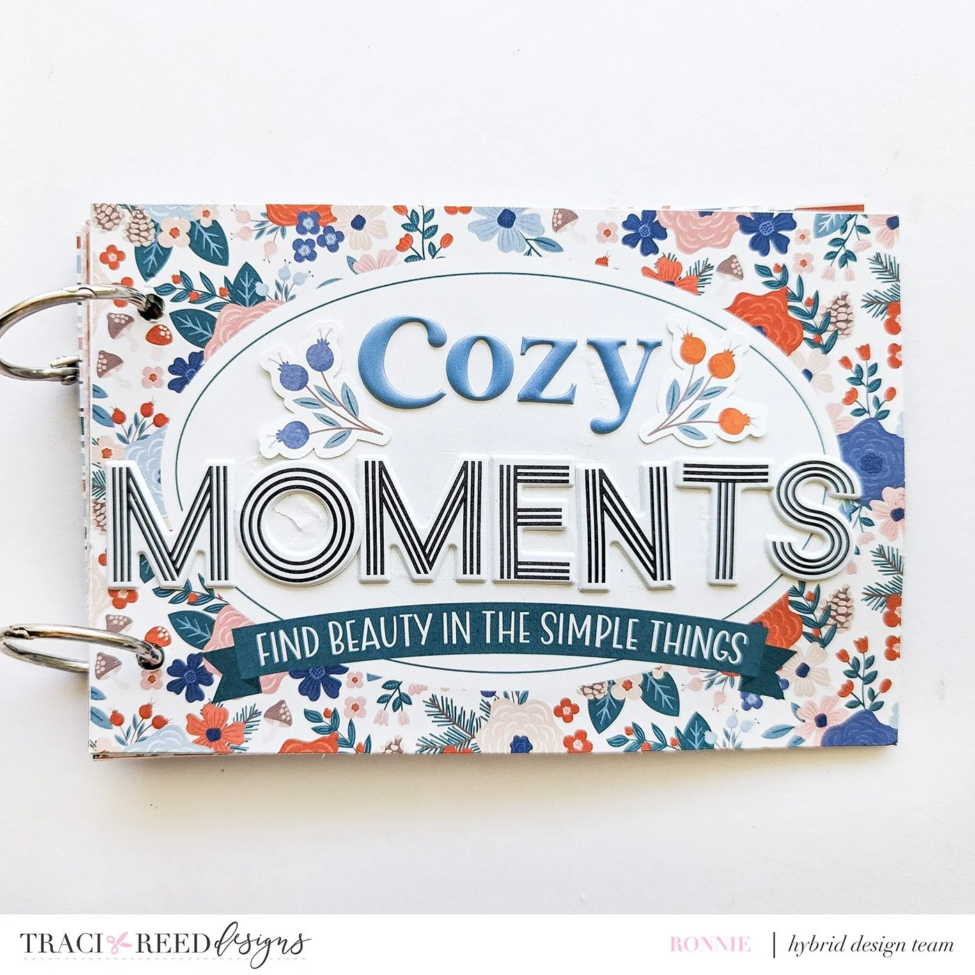 Making a Staggered Mini Album using 6x4 Patterned Cards with Ronelia! — Traci Reed Designs