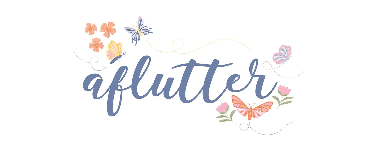 Aflutter Spring Printable Scrapbook Collection — Traci Reed Designs
