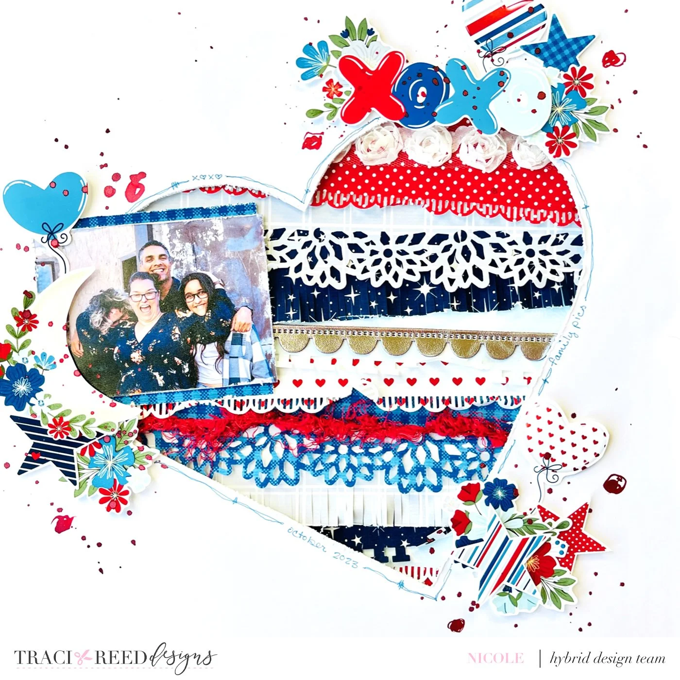 Create a 3D Cut Out Heart Layout with Nicole! — Traci Reed Designs