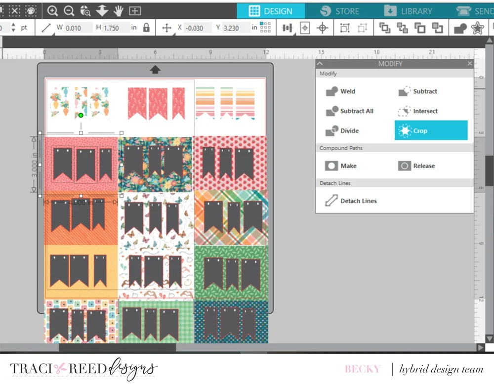 Tutorial: Easily Create Patterned Banner Pieces in Silhouette Studio ...