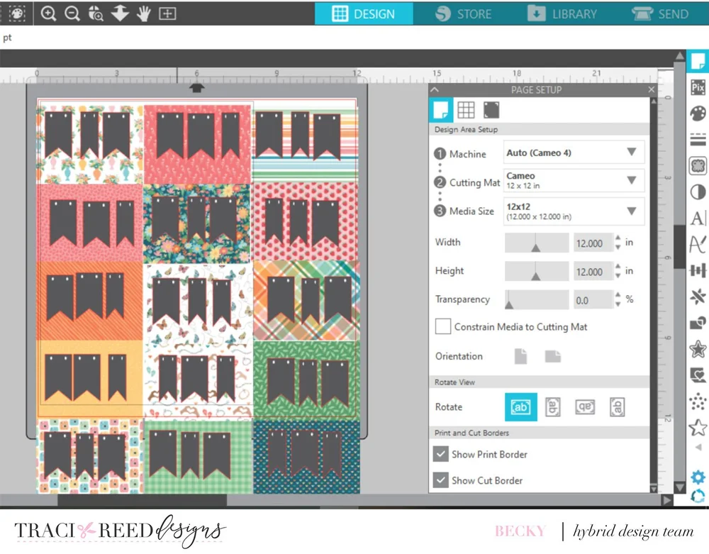 Tutorial: Easily Create Patterned Banner Pieces in Silhouette Studio ...