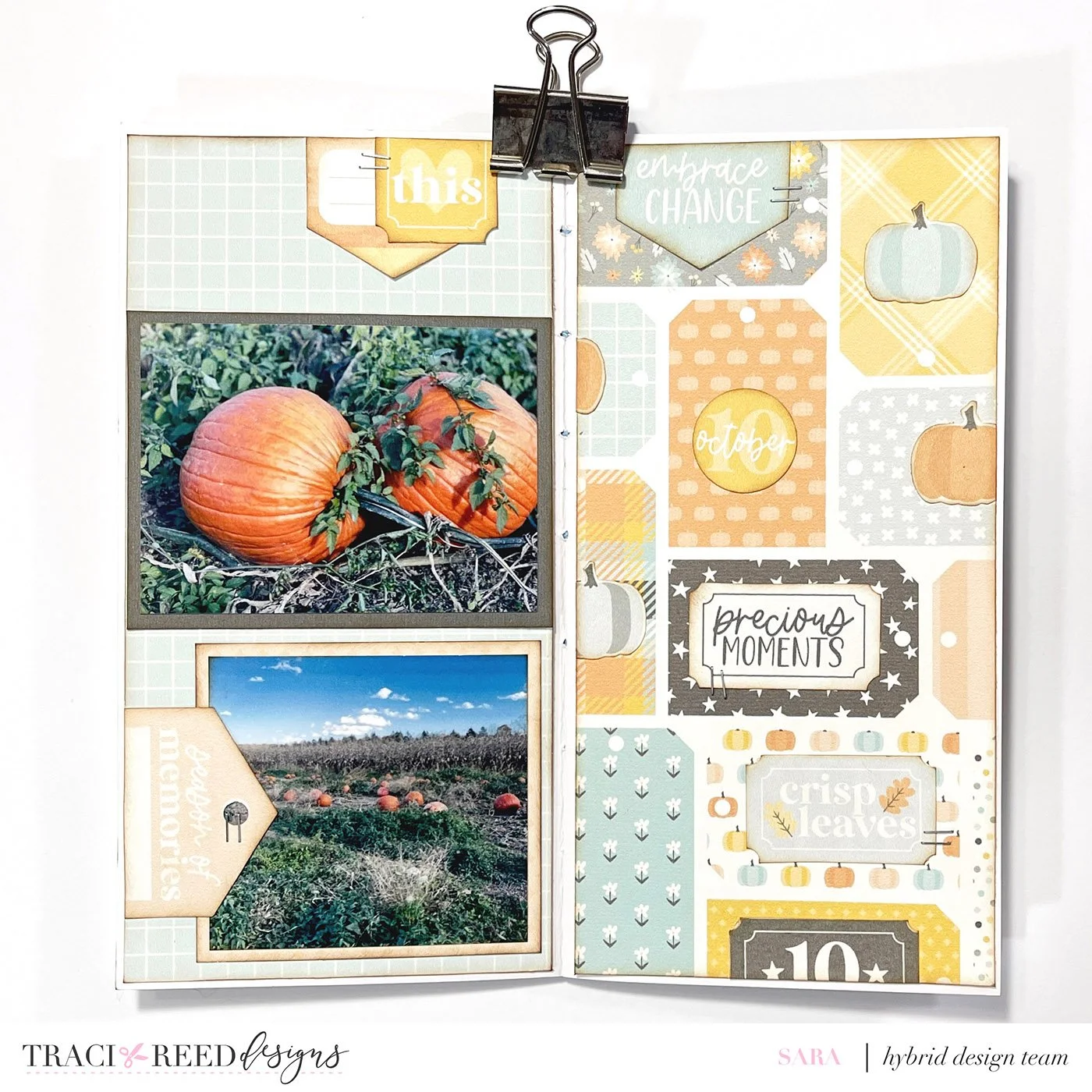 Hybrid Hijinks With Sara: Easy Pages with TN Signatures — Traci Reed ...