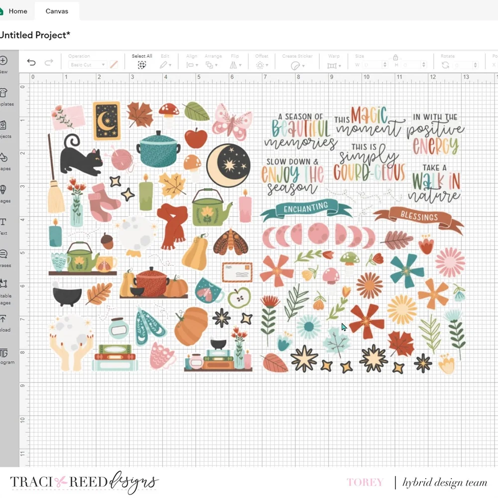 Tutorial: Making Kiss-Cut Sticker Sheets using a Cricut with Torey ...