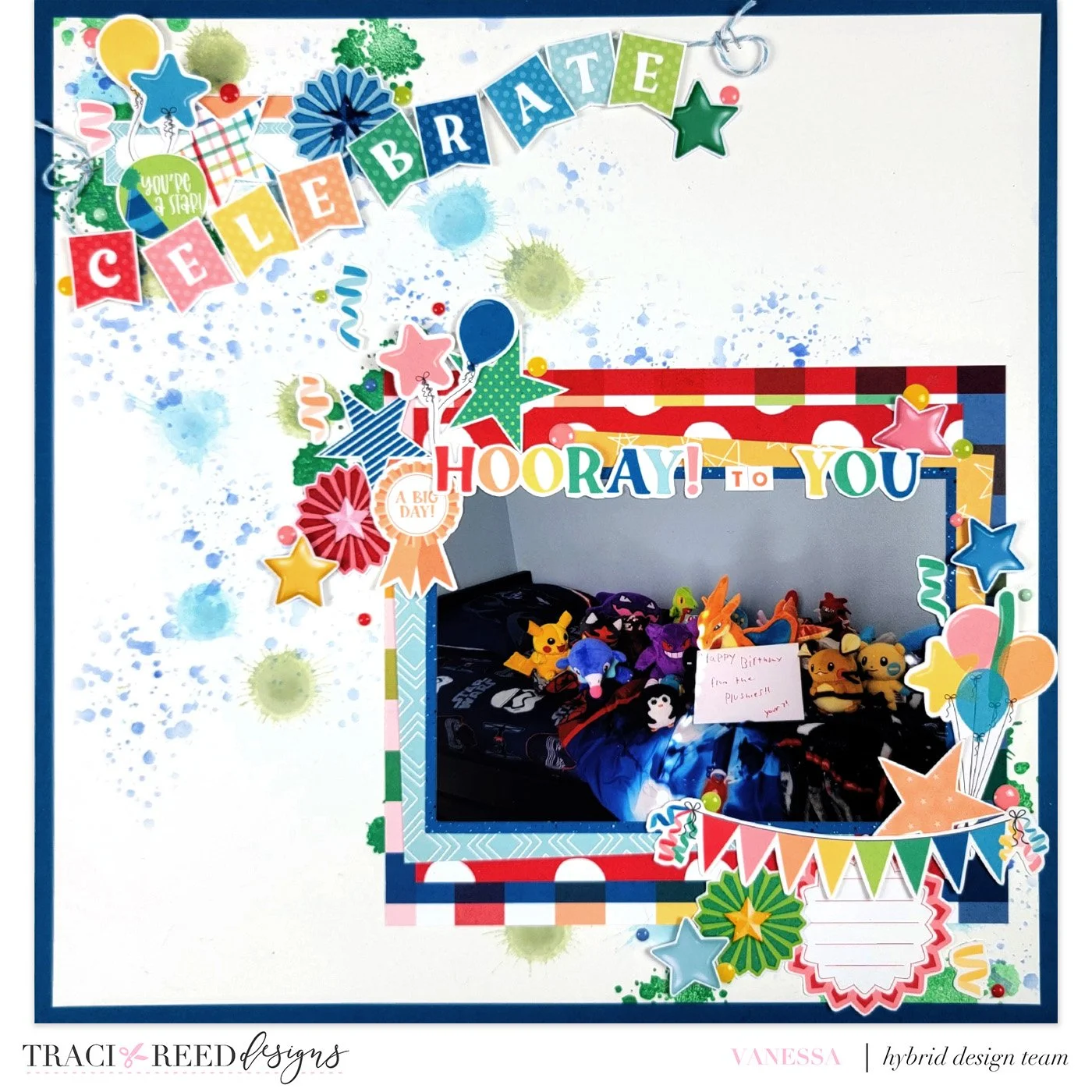 Teach Me Tuesday - No-Mess Paint Splatters! — Traci Reed Designs