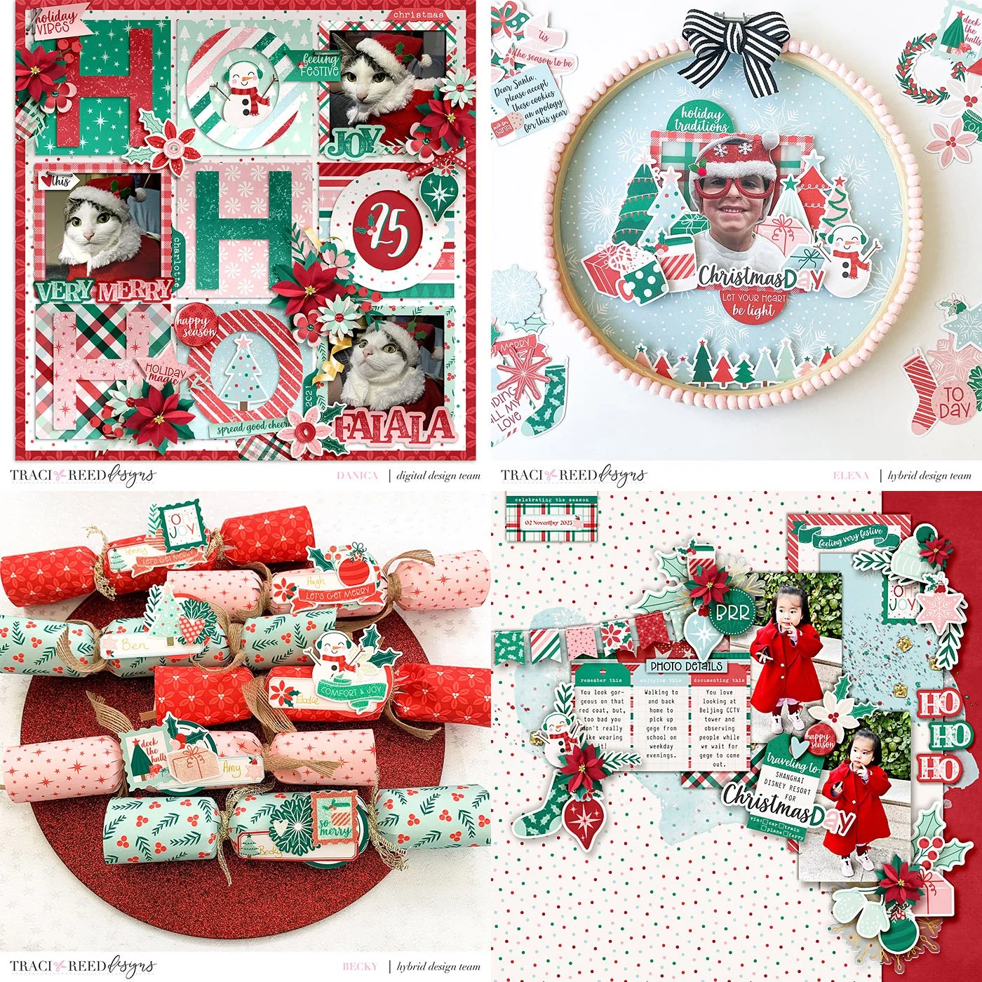 Introducing the Festive Digital and Printable Scrapbook Collection by ...
