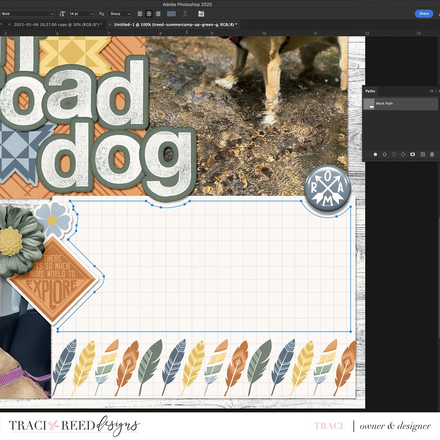 Tutorial: Simple Custom Text Boxes in Photoshop — Traci Reed Designs