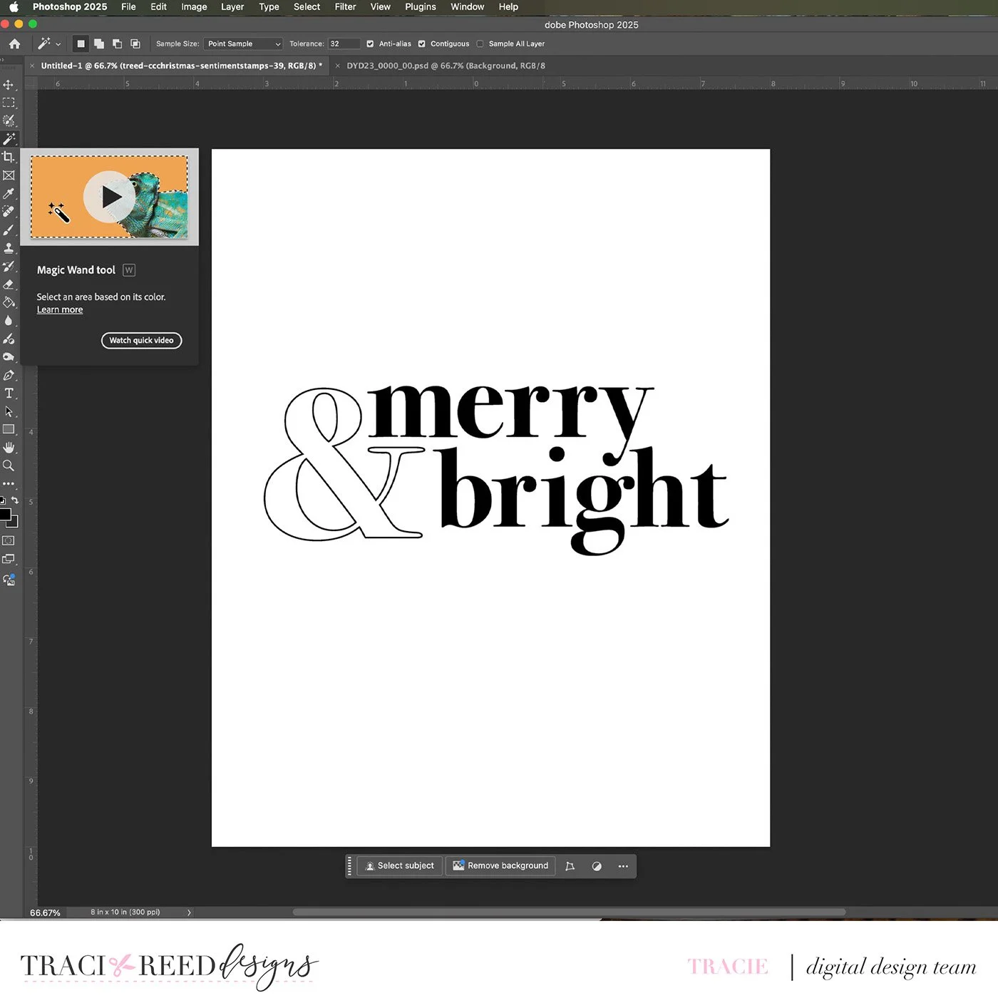 Tutorial: Using Digital Stamps To Make Cut Out Titles in Photoshop ...
