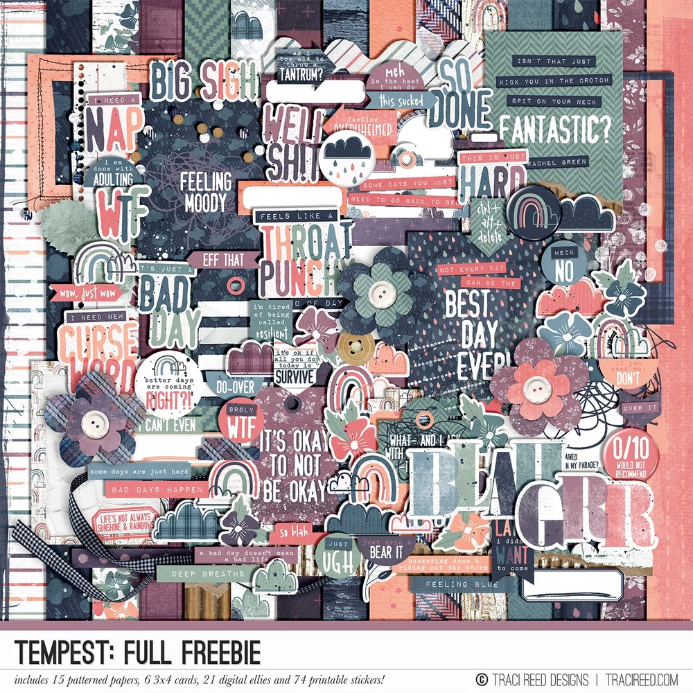 2023 Freebie Collection by Traci Reed Designs: Tempest — Traci Reed Designs