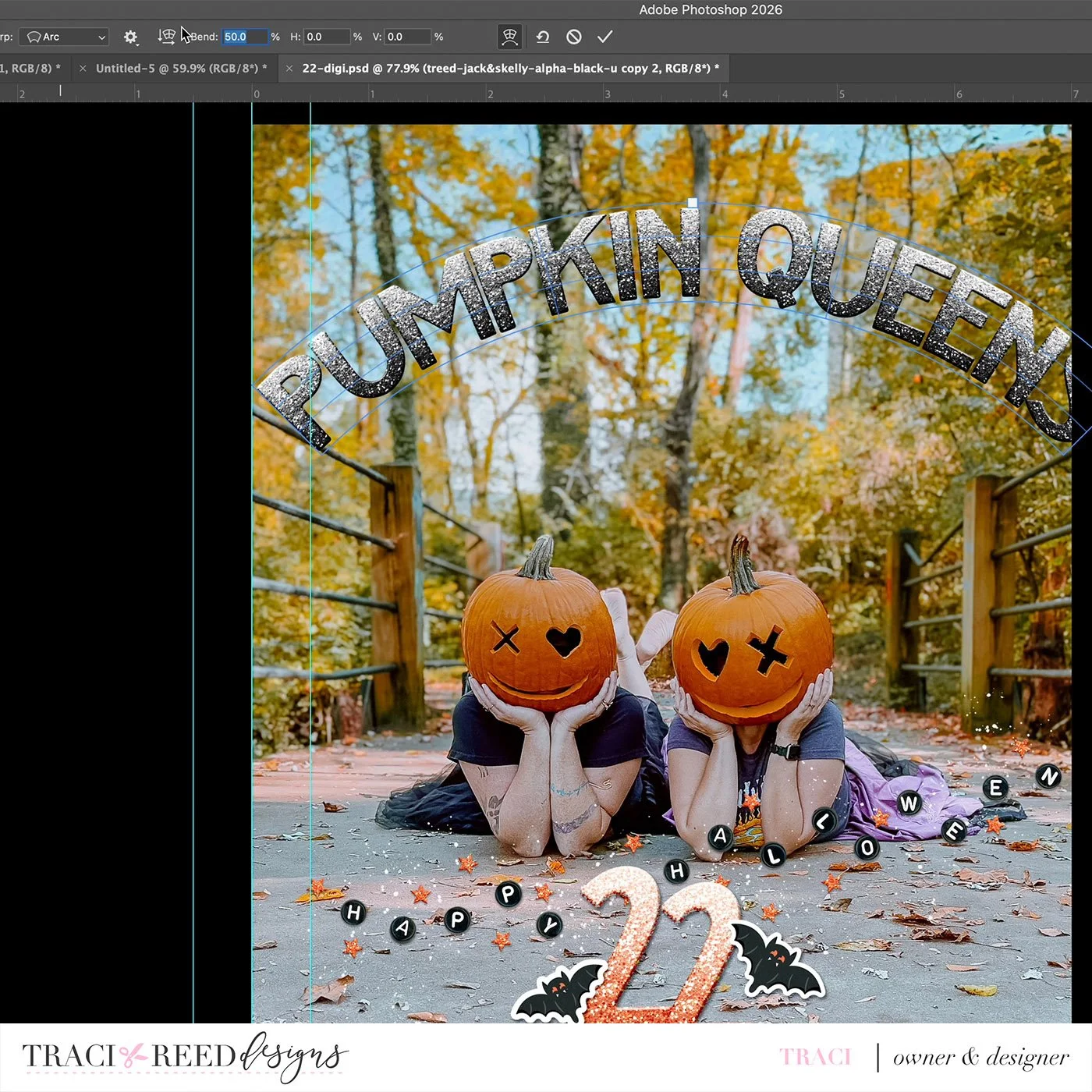 Digital Tutorial: Create an Arched Title and Custom Arched Text Box in ...